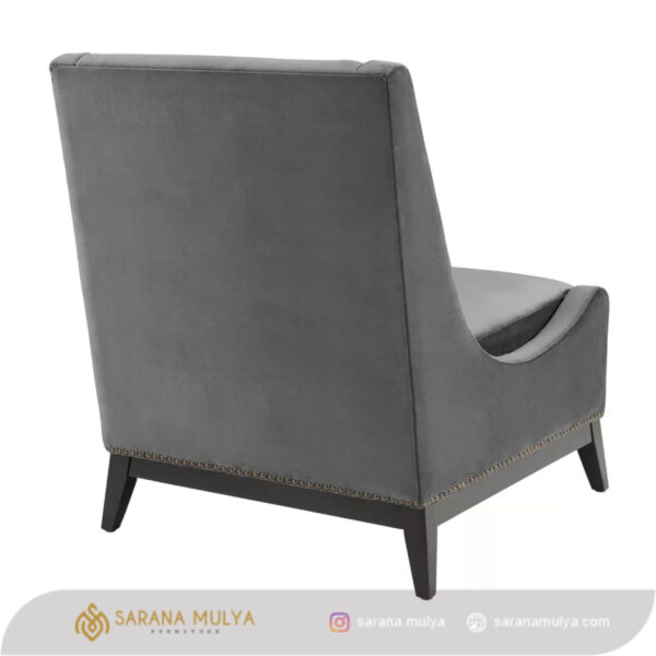 Sofa Single Santai Kayu Jati Modern - Sarana Mulya