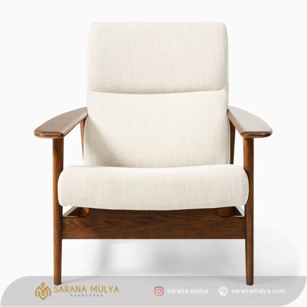 Kursi Sofa Single Kayu Jati - Sarana Mulya