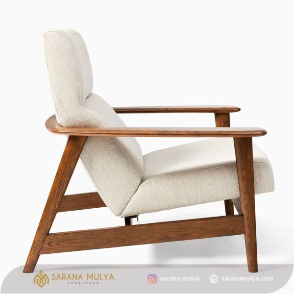 Kursi Sofa Single Kayu Jati - Sarana Mulya