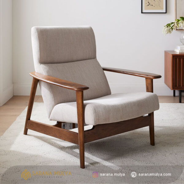 Kursi Sofa Single Kayu Jati - Sarana Mulya