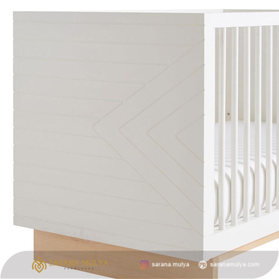 Box Bayi Putih Kayu Minimalis - Sarana Mulya