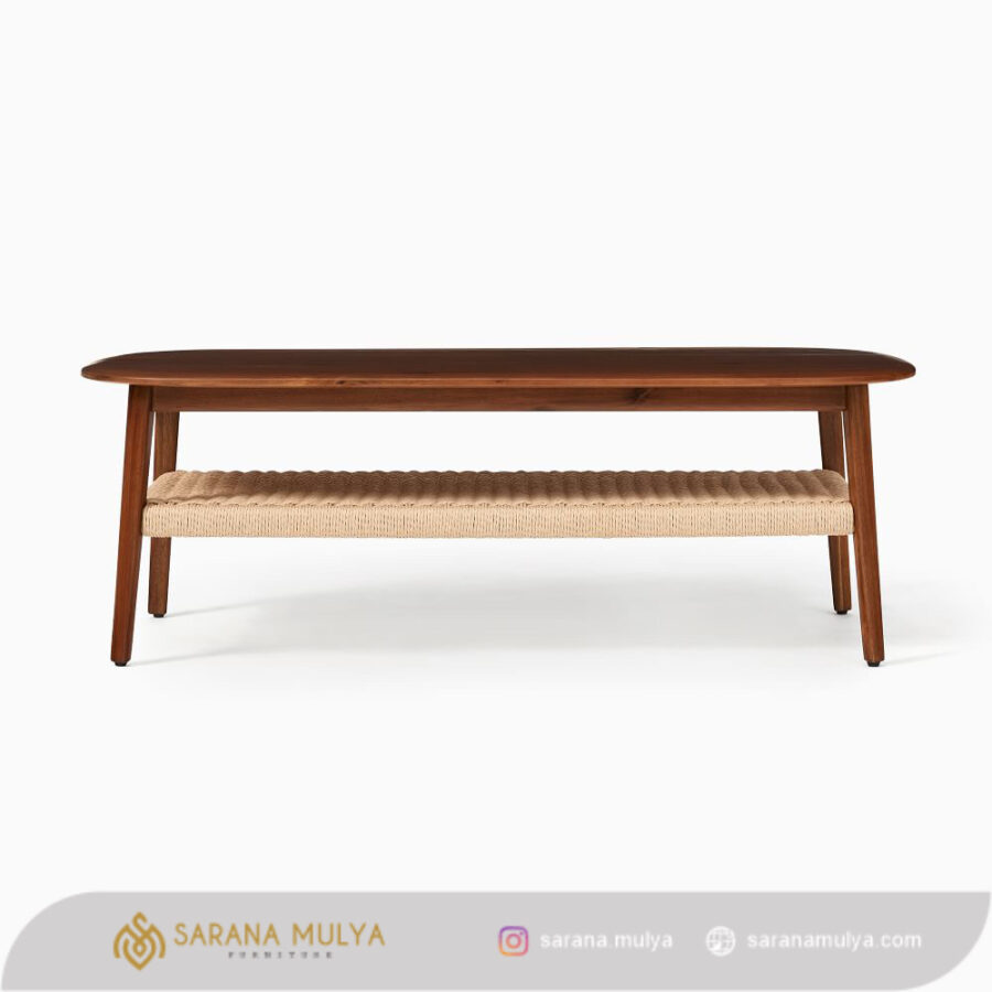 Meja Coffee Table Terbaru Kayu Solid - Sarana Mulya
