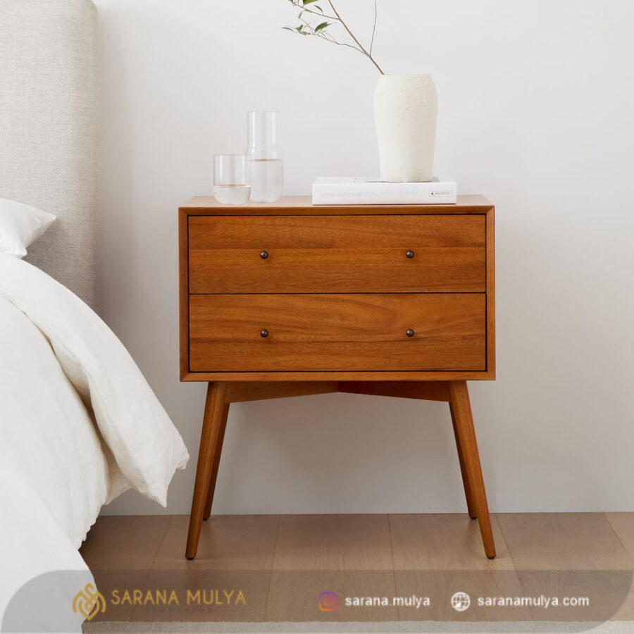Nakas Retro Minimalis Kayu Jati - Sarana Mulya