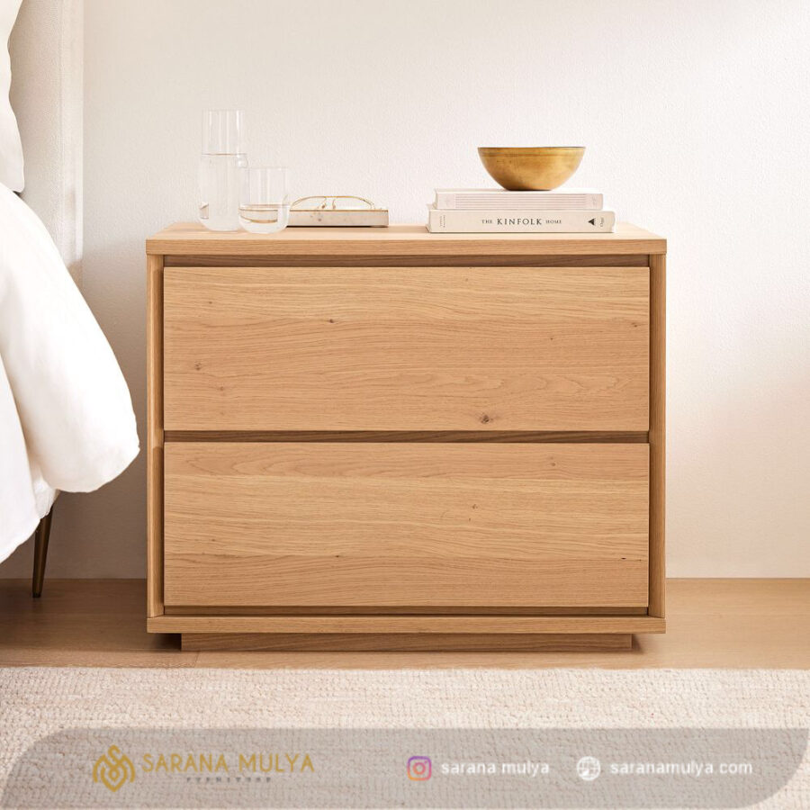 Nakas Retro Minimalis Kayu Jati - Sarana Mulya