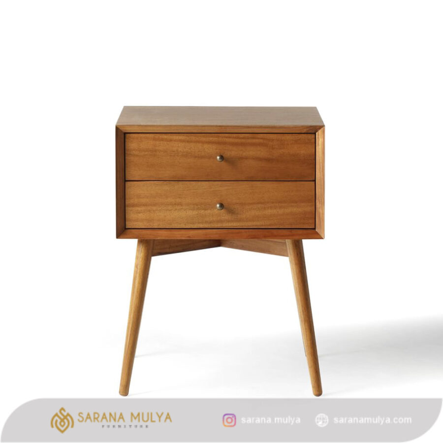 Nakas Retro Minimalis Kayu Jati - Sarana Mulya